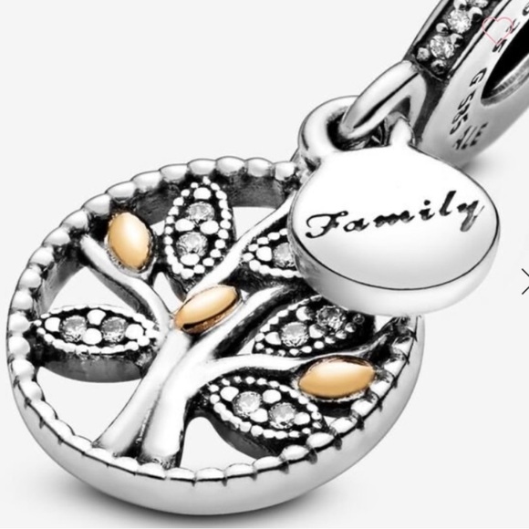 Pandora | Jewelry | Retired Pandora Family Tree Dangle Charm 4k Silver ...